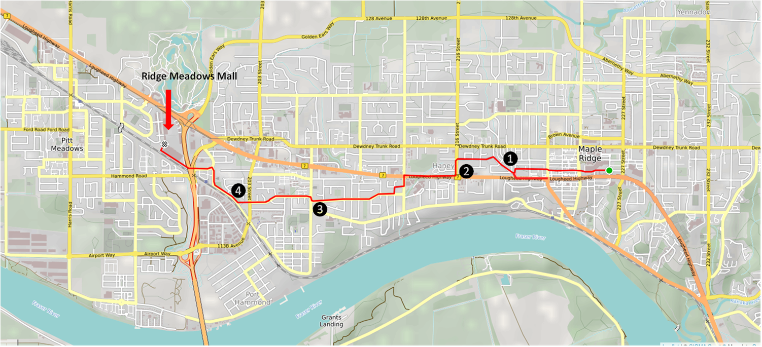 Ask RMCyclist: How to Bike to Meadowtown Mall from Downtown Maple Ridge