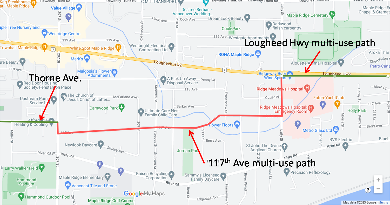 117th Ave Multi-use Path – First Look